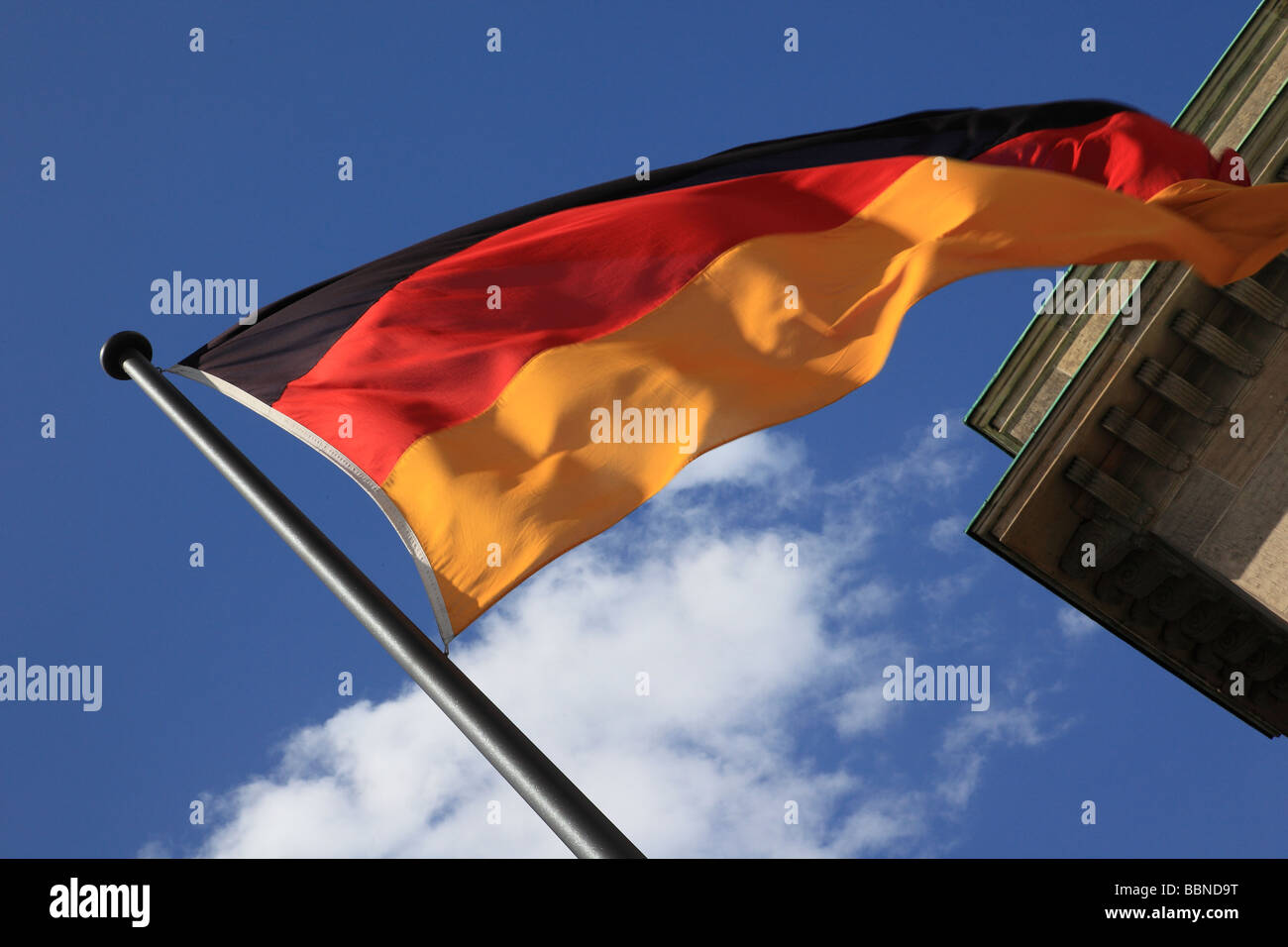 German Flag Berlin Germany Europe Stock Photo - Alamy