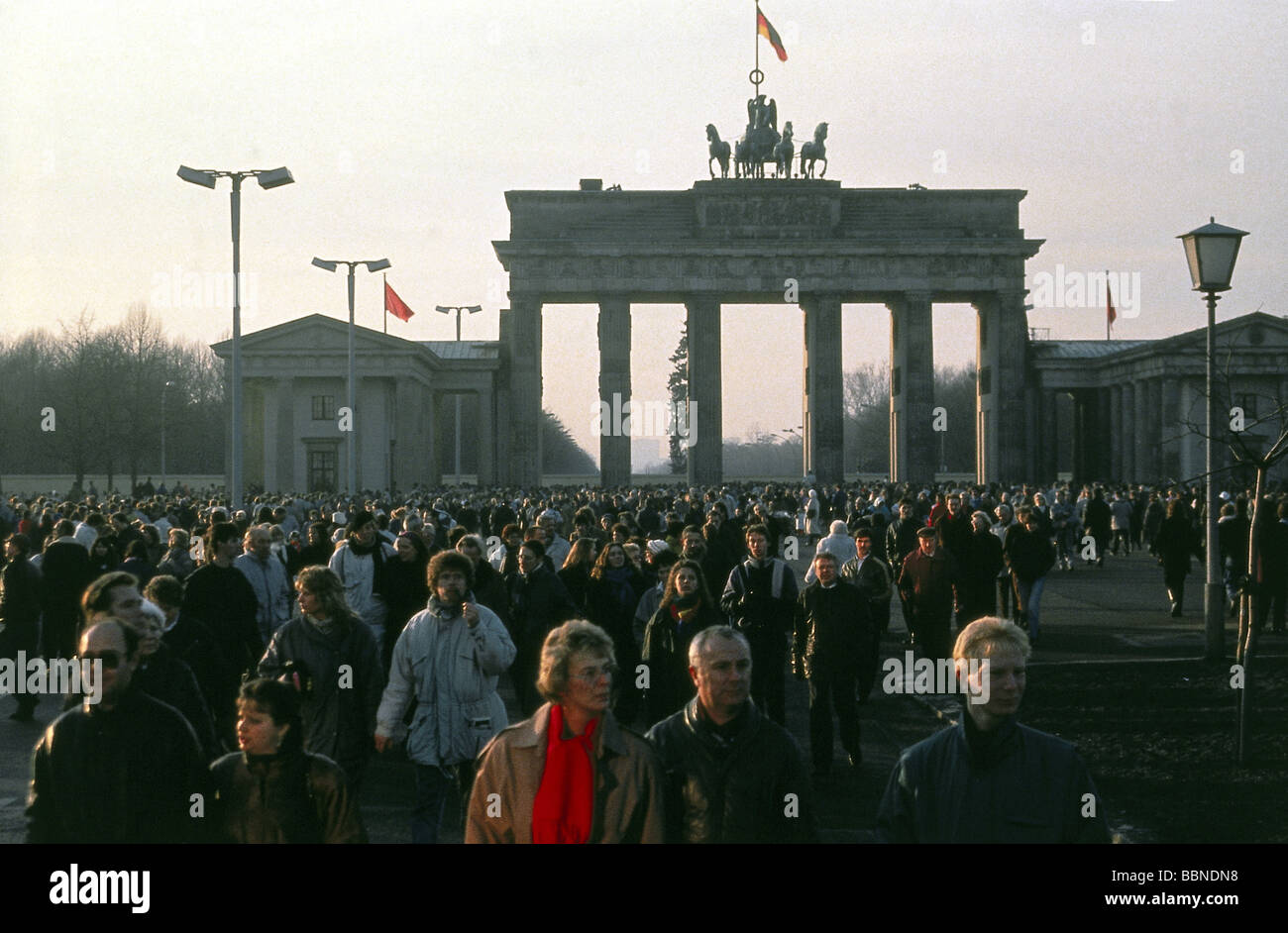 Germany, reunification, fall of the Berlin Wall, christmas at ...