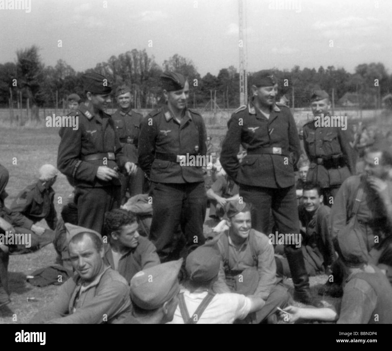 Smiling German Soldier