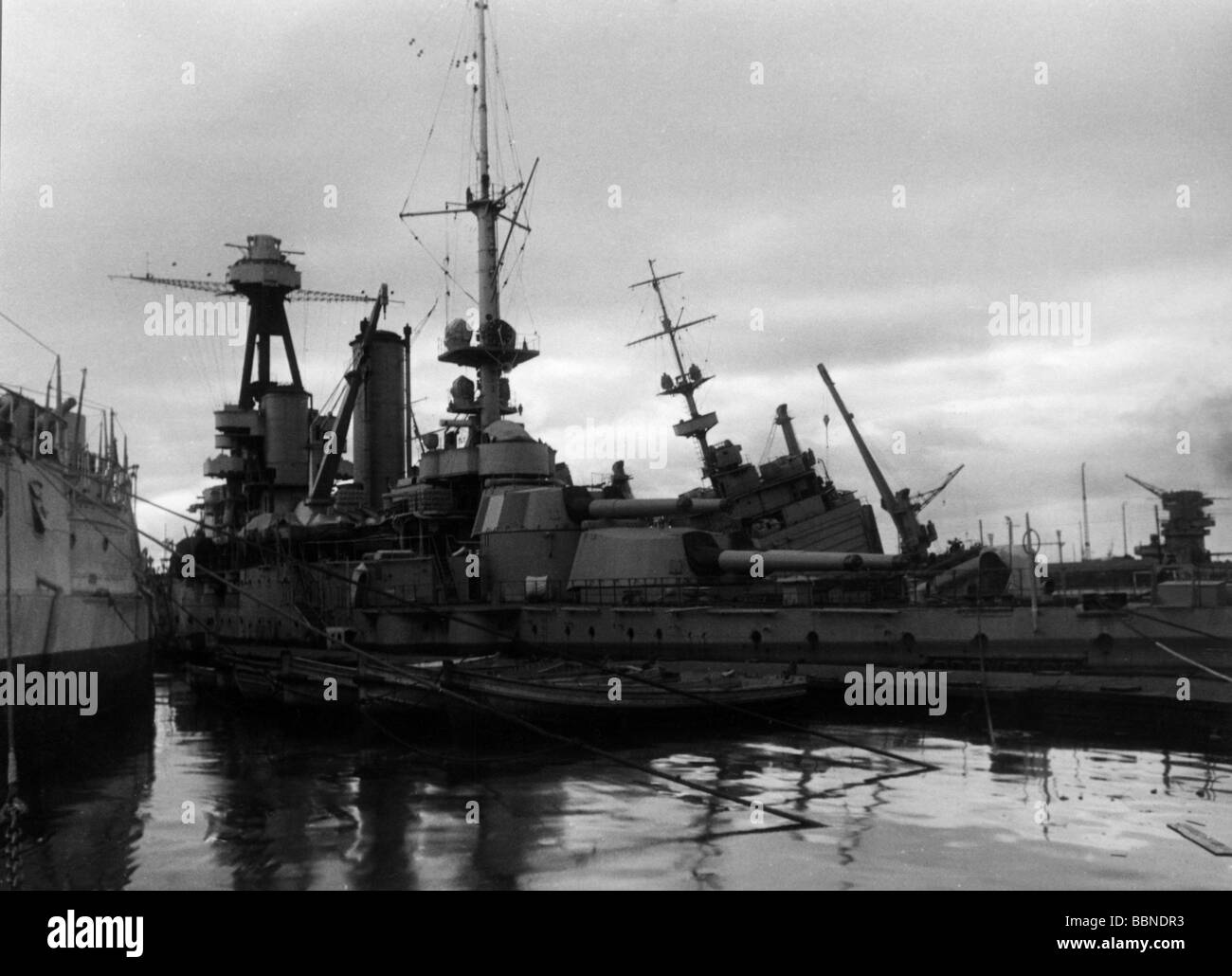 events, Second World War / WWII, France, scuttling of the French fleet ...