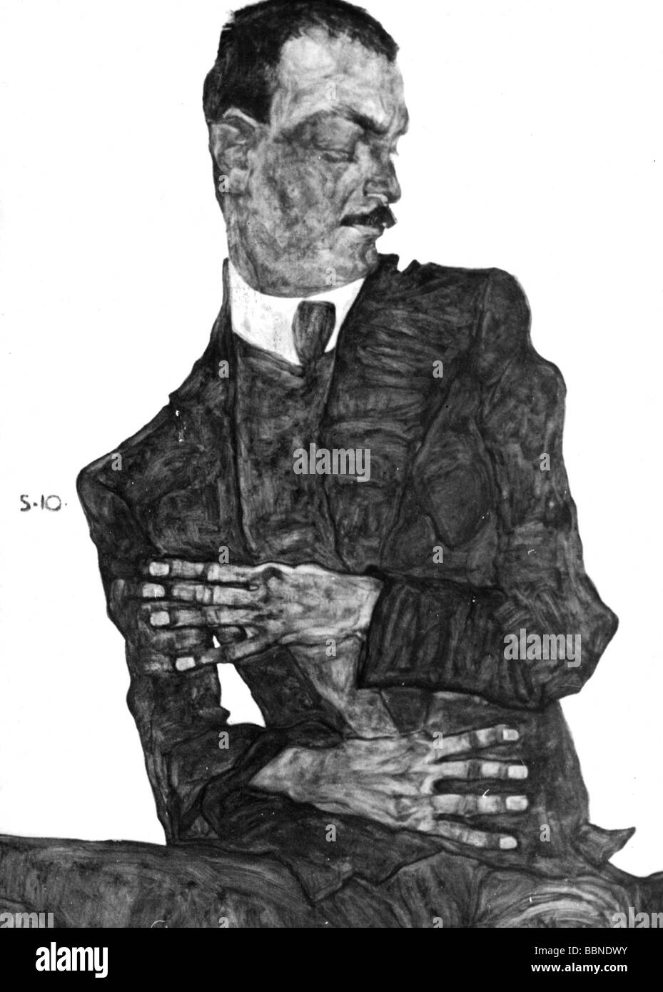 Austria austrian painter Black and White Stock Photos & Images - Alamy