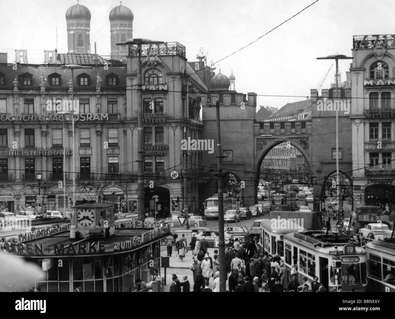 geography / travel, Germany, Munich, squares, Karlsplatz / Stachus ...