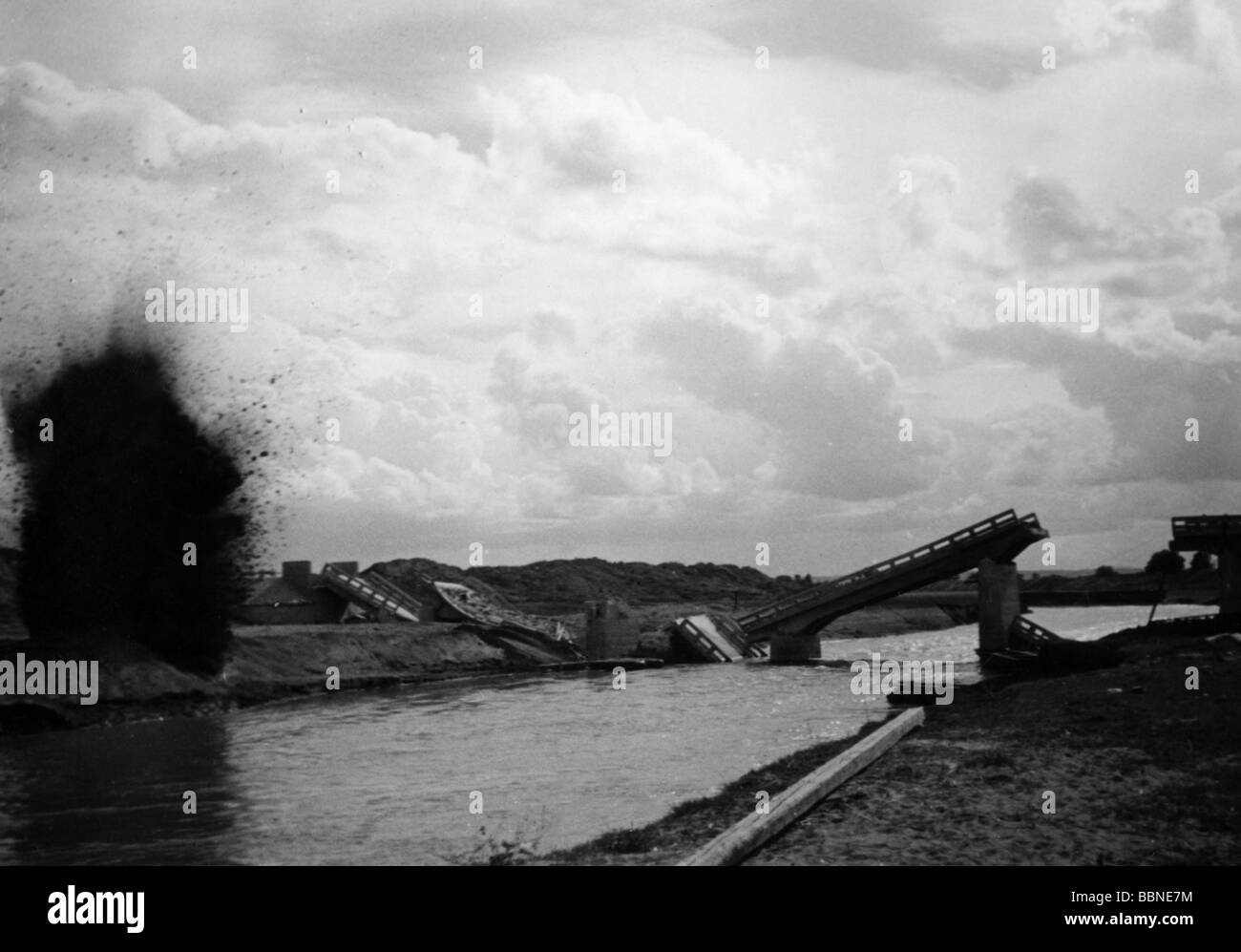 events, Second World War / WWII, Greece, Balkans Campaign 1941, blown ...
