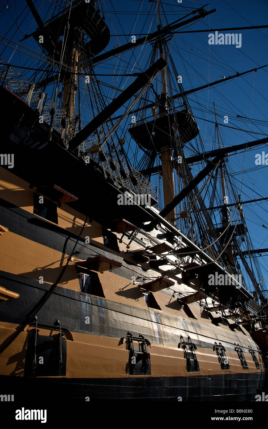 HMS Victory Portsmouth Harbour Naval Docks Stock Photo - Alamy