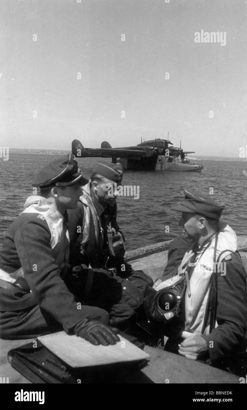 events, Second World War / WWII, aerial warfare, aircraft, German ...