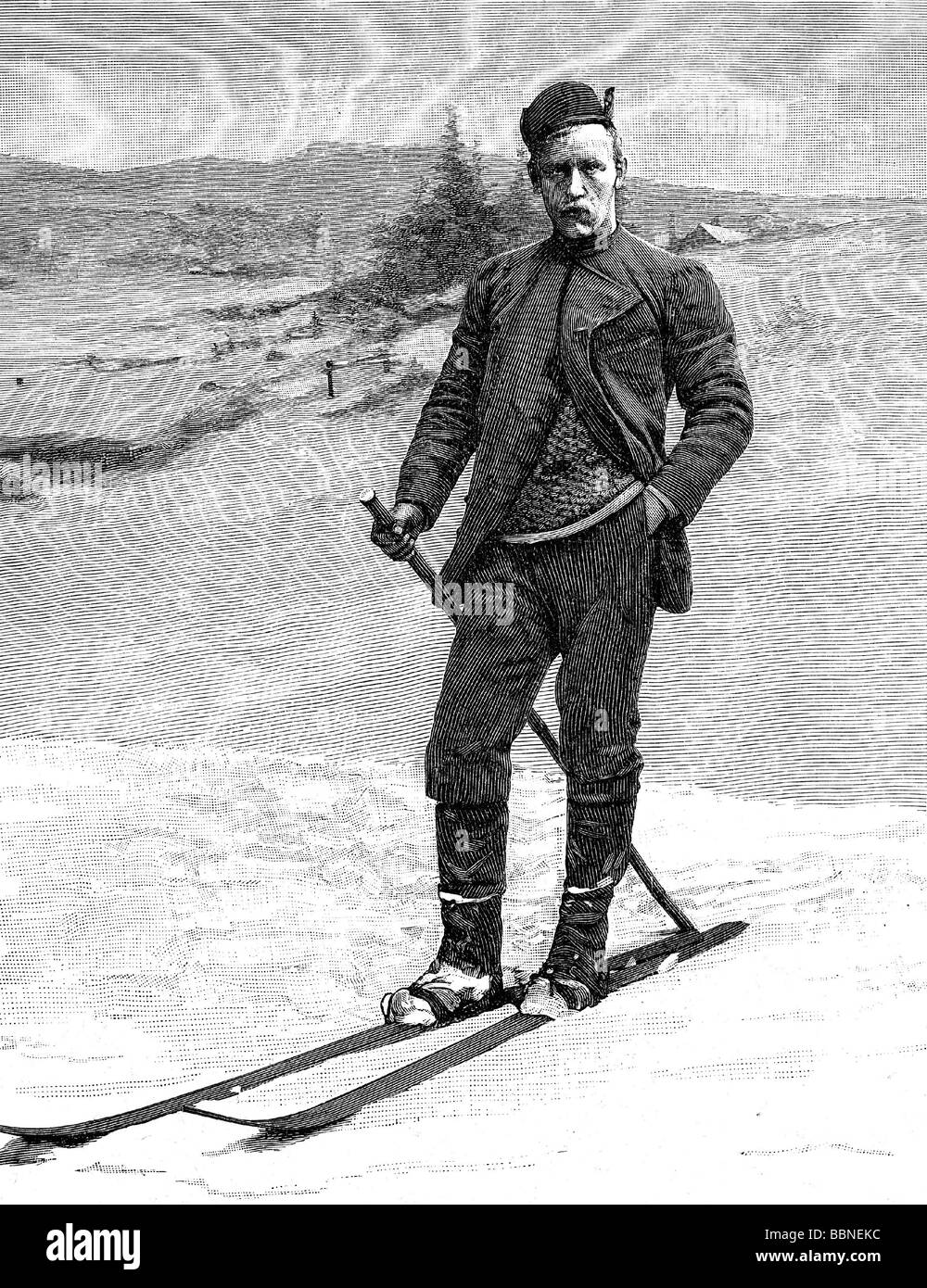 Nansen, Fridtjof, 10.10.1861 - 13.5.1930, Norwegian Polar explorer ...