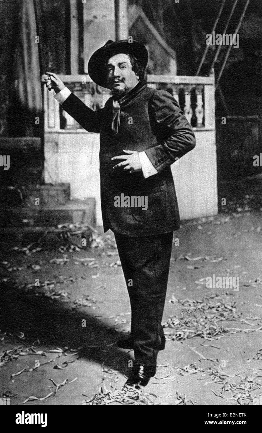 Caruso, Enrico, 25.2.1873 - 2.8.1921, Italian opera singer (tenor ...