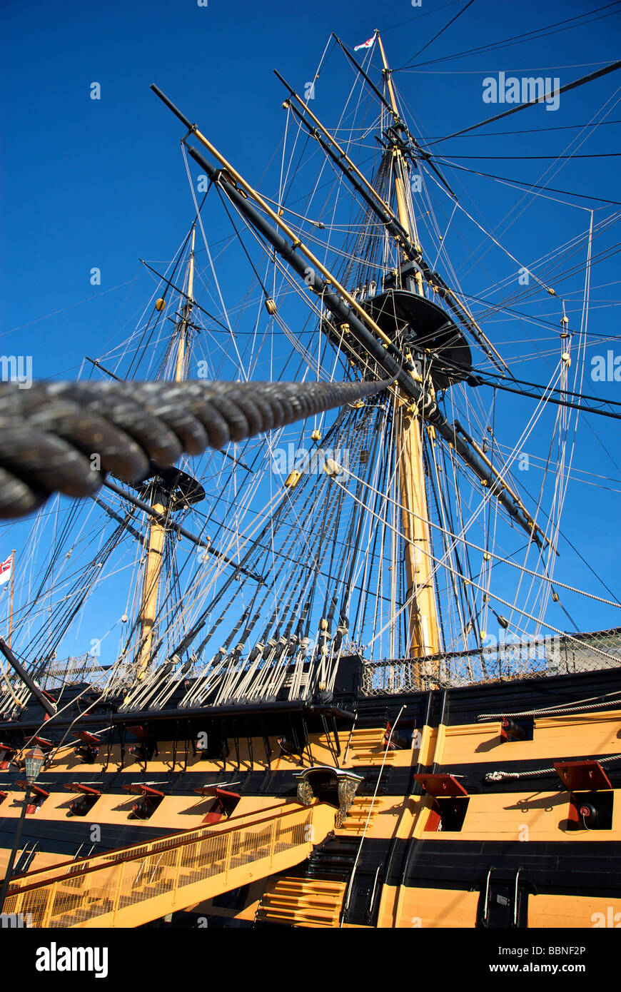 HMS Victory Portsmouth Harbour Naval Docks Stock Photo - Alamy