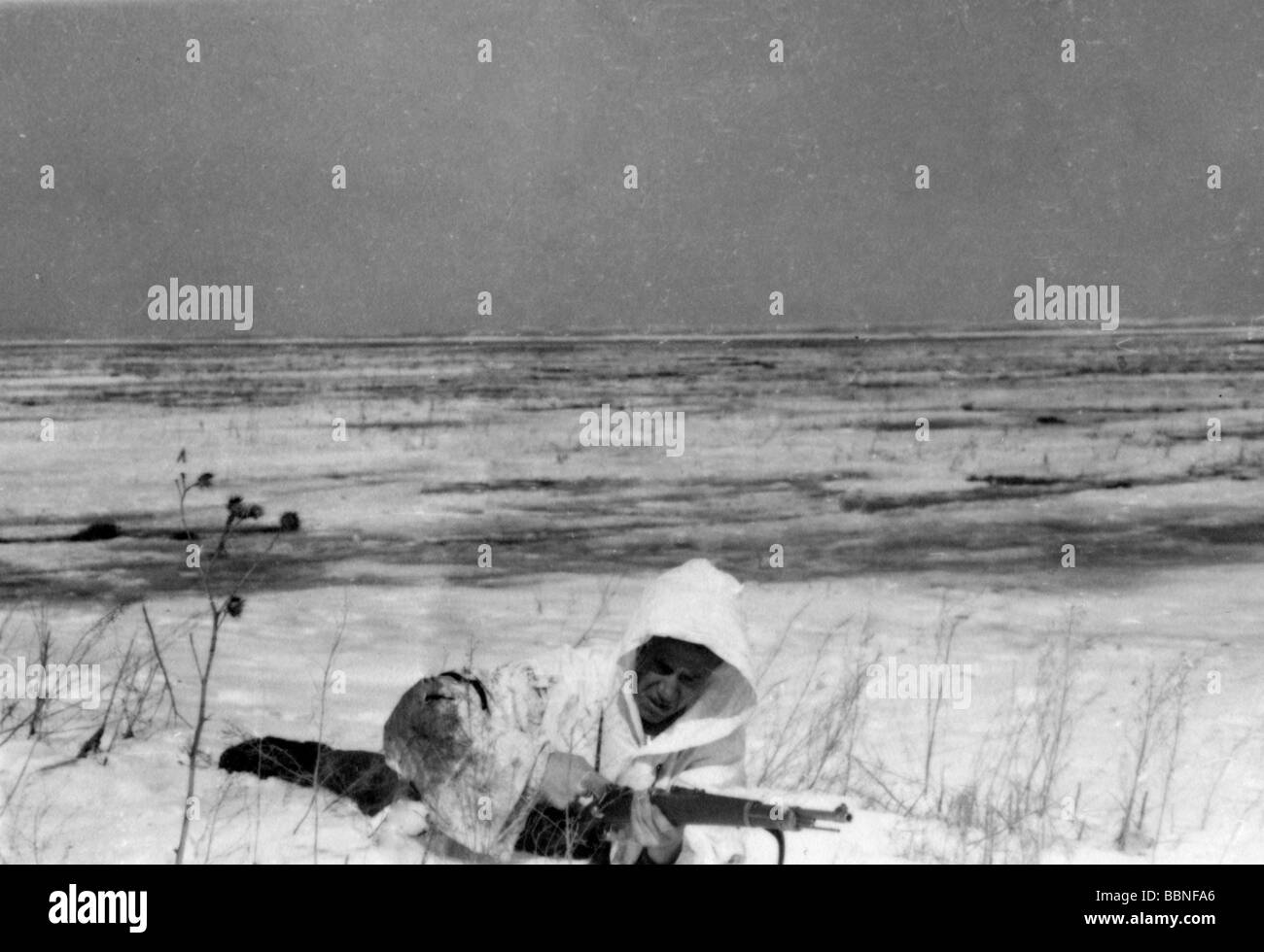 events, Second World War / WWII, Russia 1941, Wehrmacht soldier in a ...