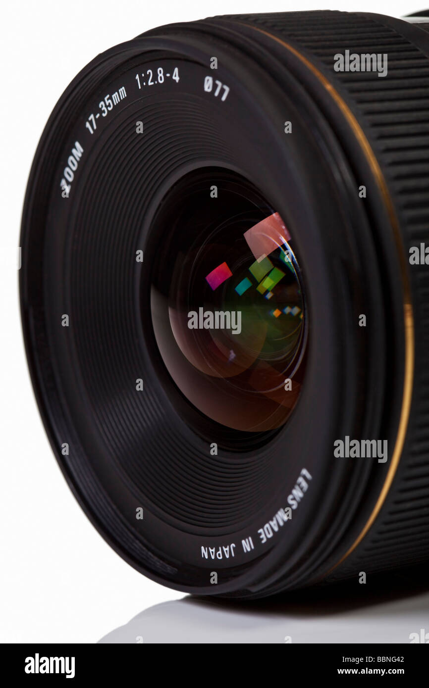 Wide angle lens, close-up Stock Photo - Alamy