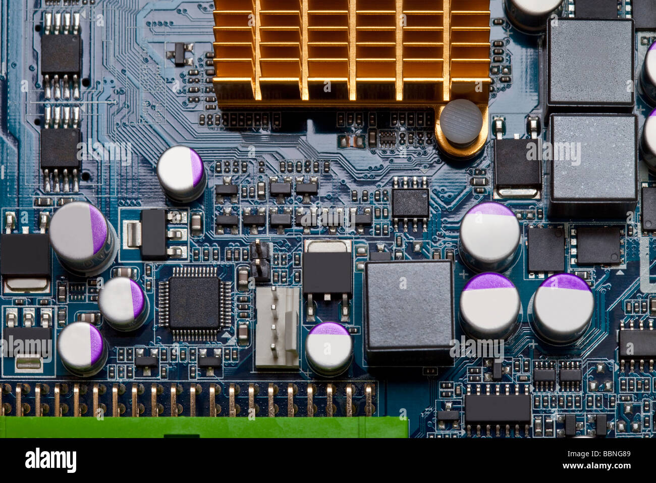 Computer, Circuit board, full frame, elevated view Stock Photo - Alamy