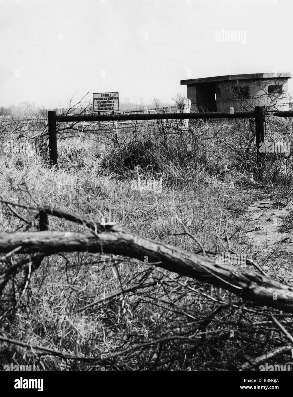 geography / travel, Germany, Inner German Border, near Luebeck, 1950s ...