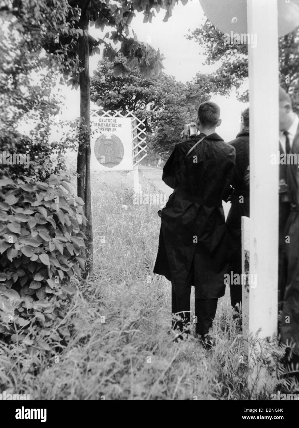 geography / travel, Germany, Inner German Border, Lauenburg border ...