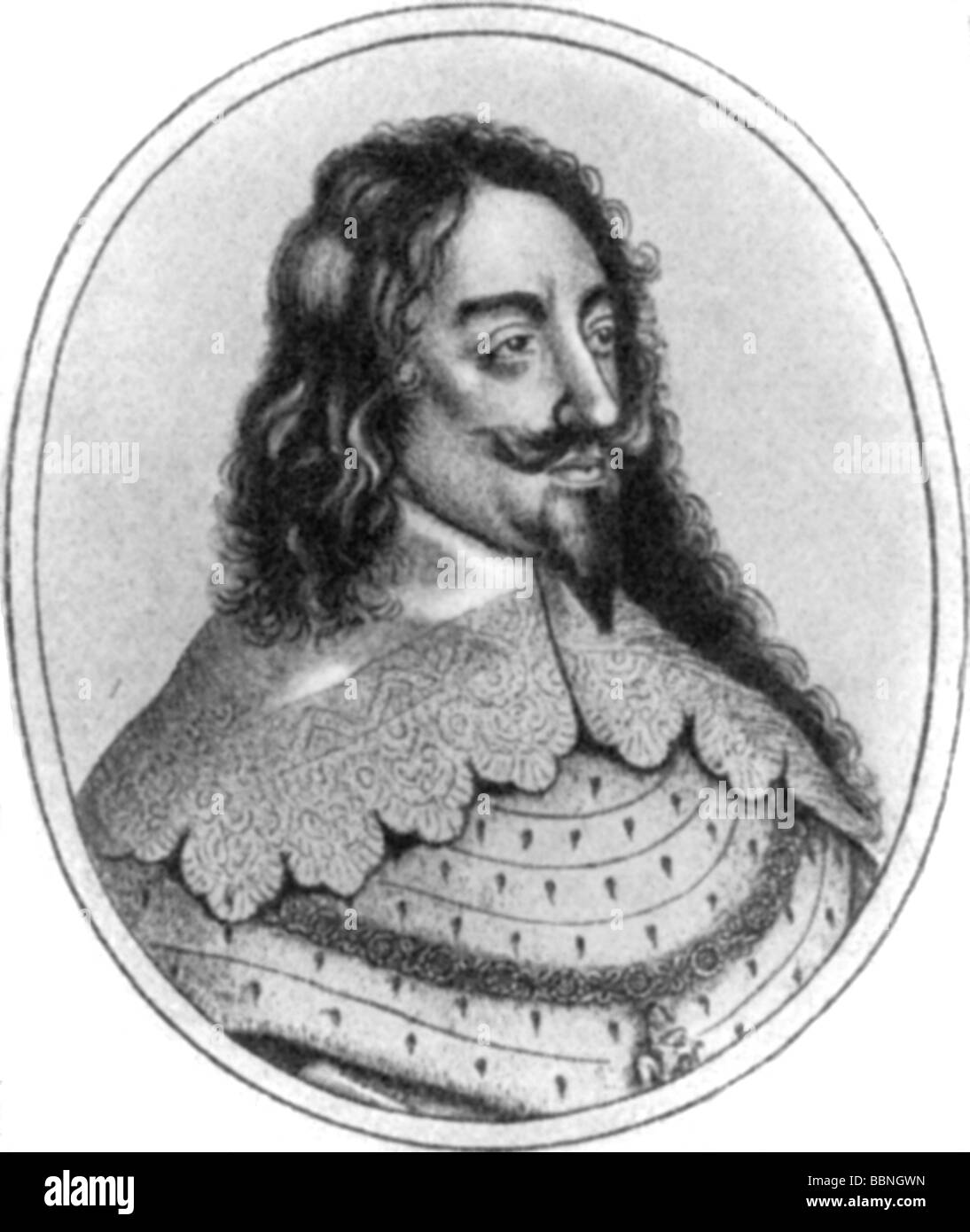 King charles i stuart Black and White Stock Photos & Images - Alamy