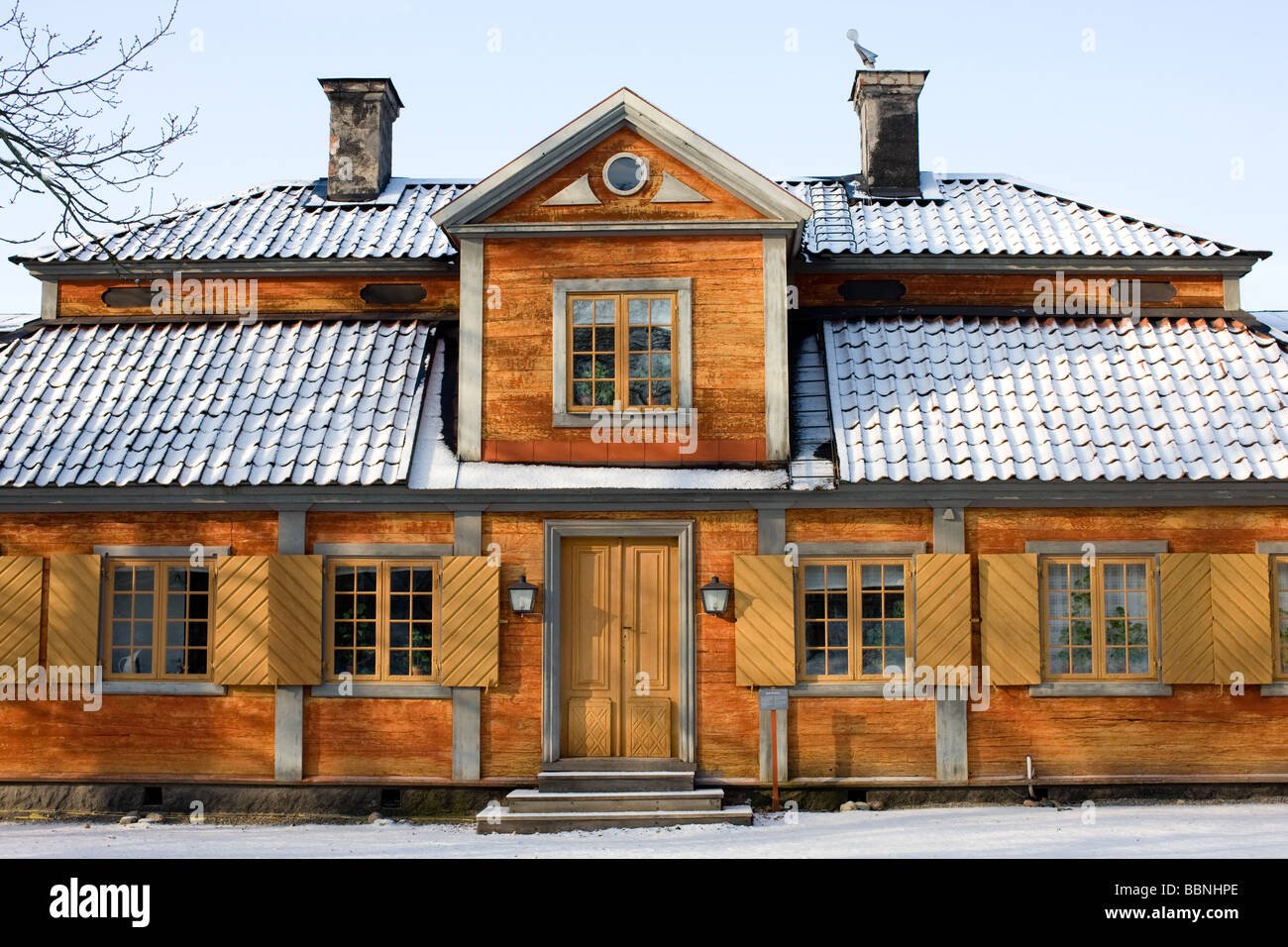 Skansen building hi-res stock photography and images - Alamy