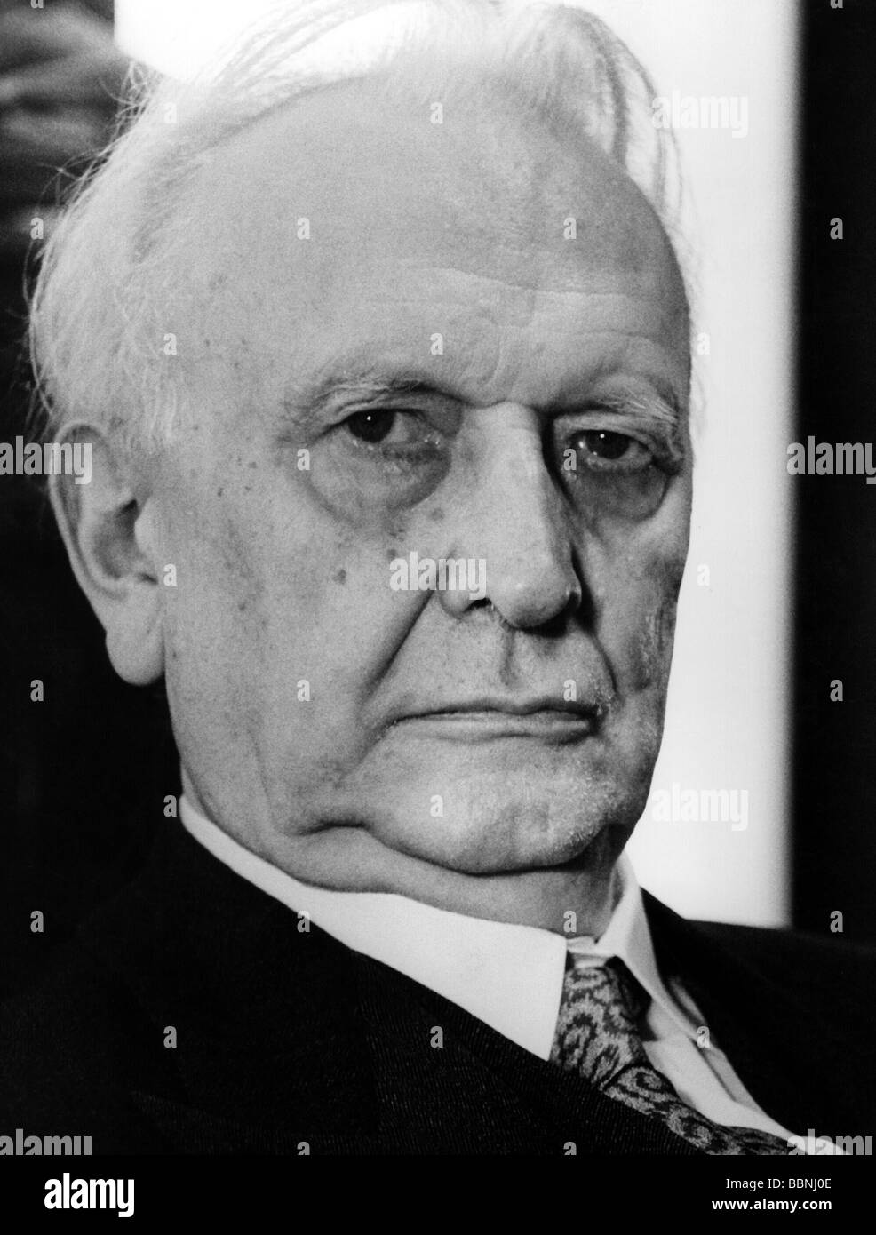 Jaspers, Karl, 23.2.1883 - 26.2.1969, German psychiatrist, philosopher ...