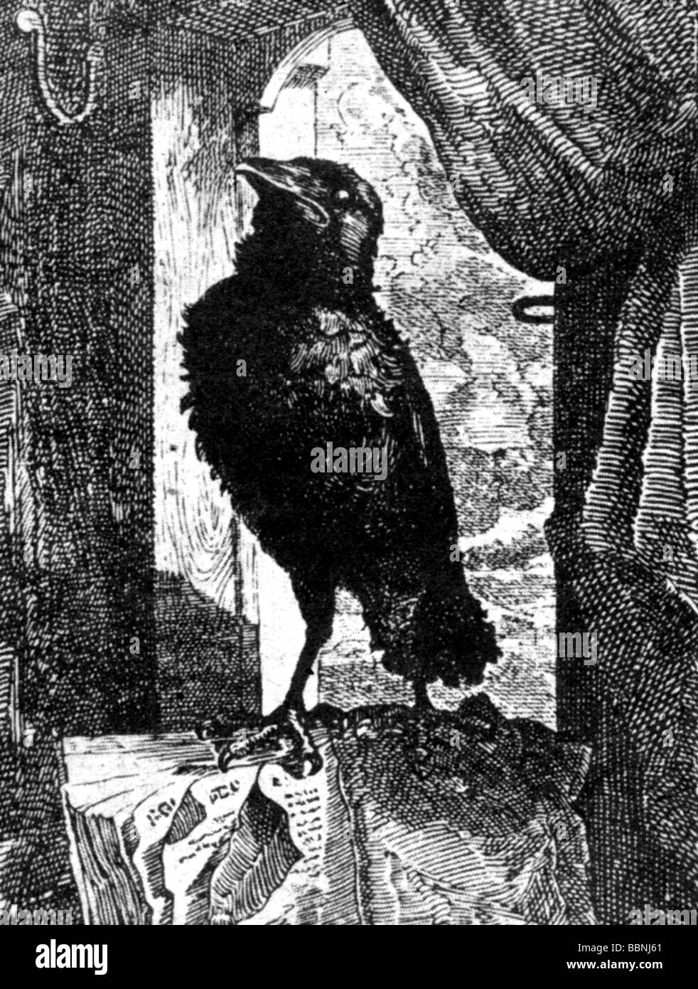 Edgar Allan Poe Raven Art