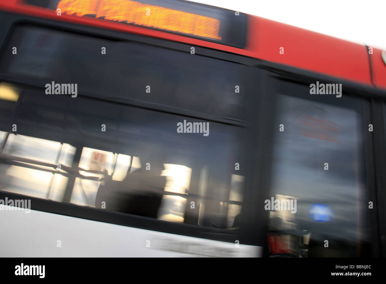 people on fast public transport bus in rome italy Stock Photo - Alamy