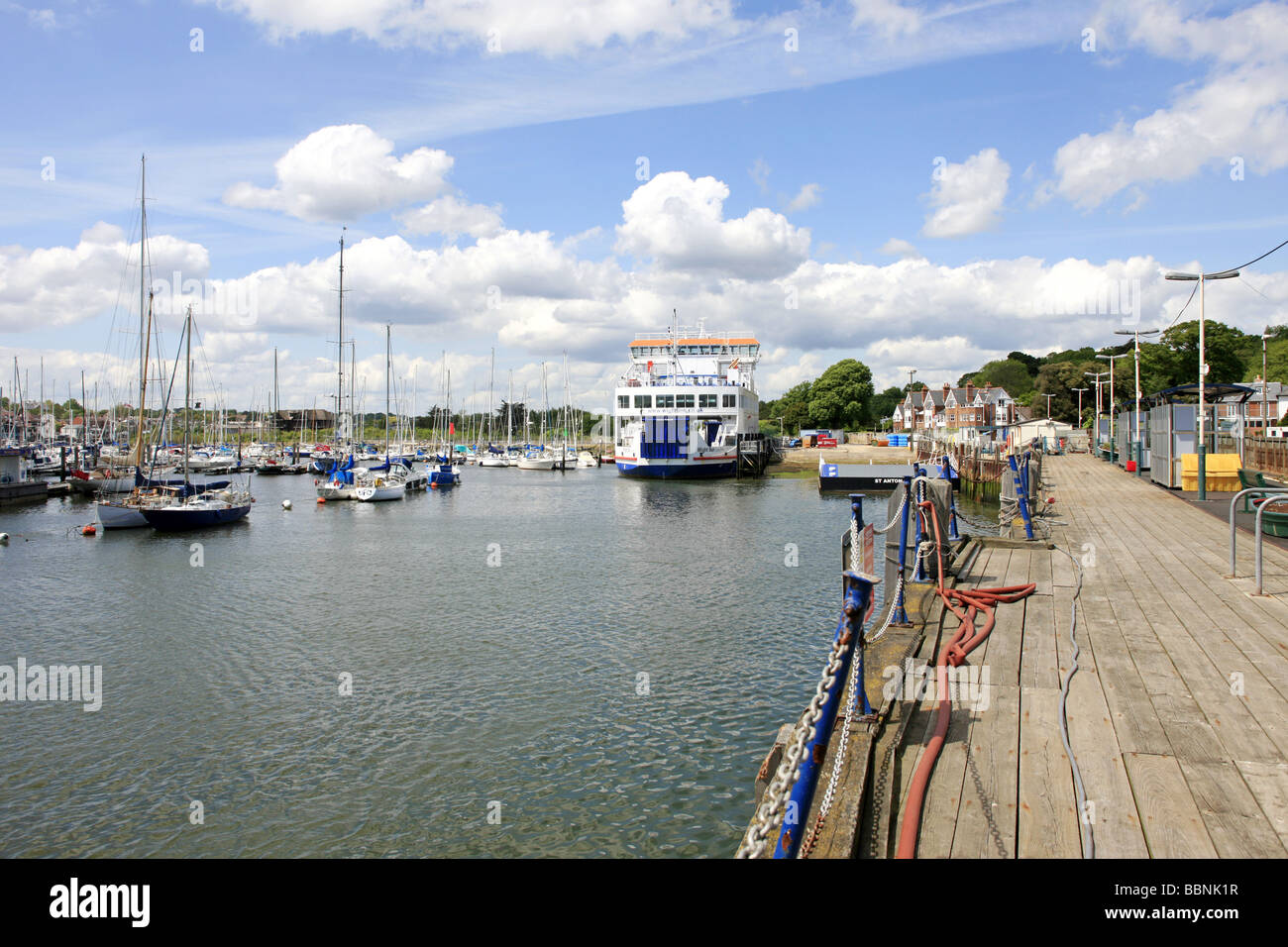 Lymington Harbour and Marina in Hampshire England Stock Photo - Alamy