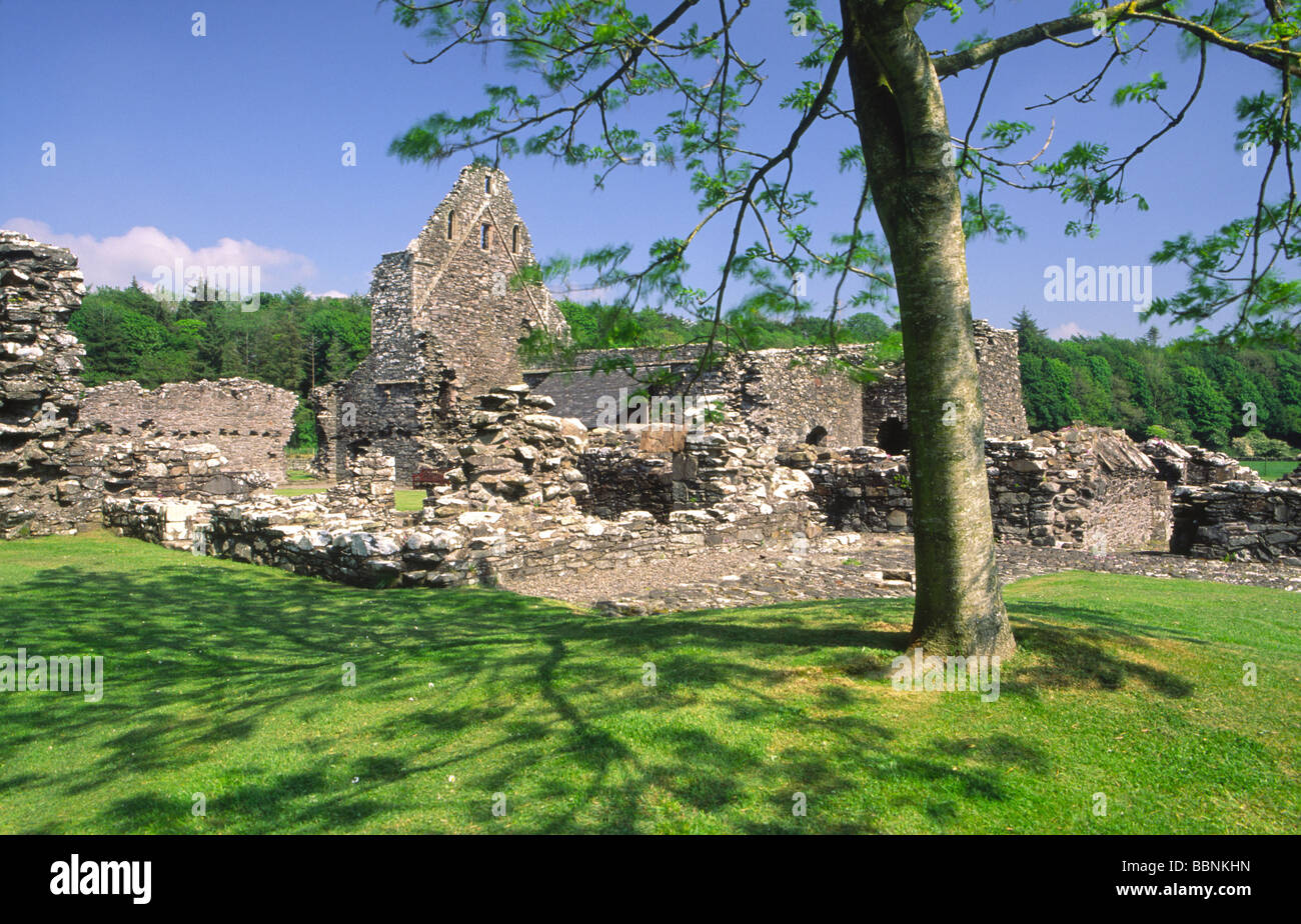 Glenluce Abbey 13th century Cistercian church near Glenluce Galloway ...