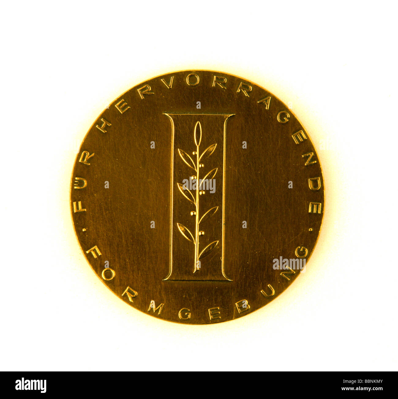 decorations, gold medal of ministry of culture and form, GDR, 1958 ...