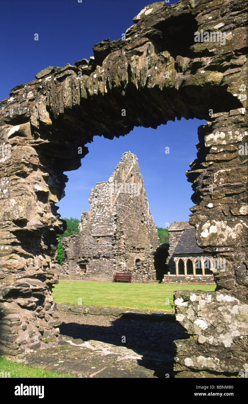 Glenluce Abbey 13th century Cistercian church near Glenluce Galloway ...