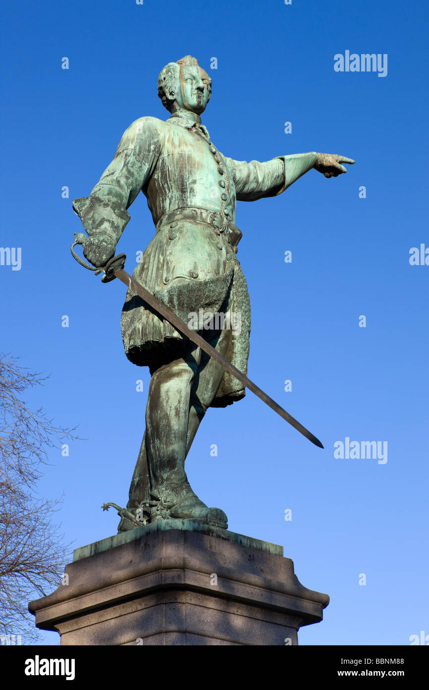 Statue of King Karl XII, Kungsträdgården, Stockholm (Sweden Stock Photo ...