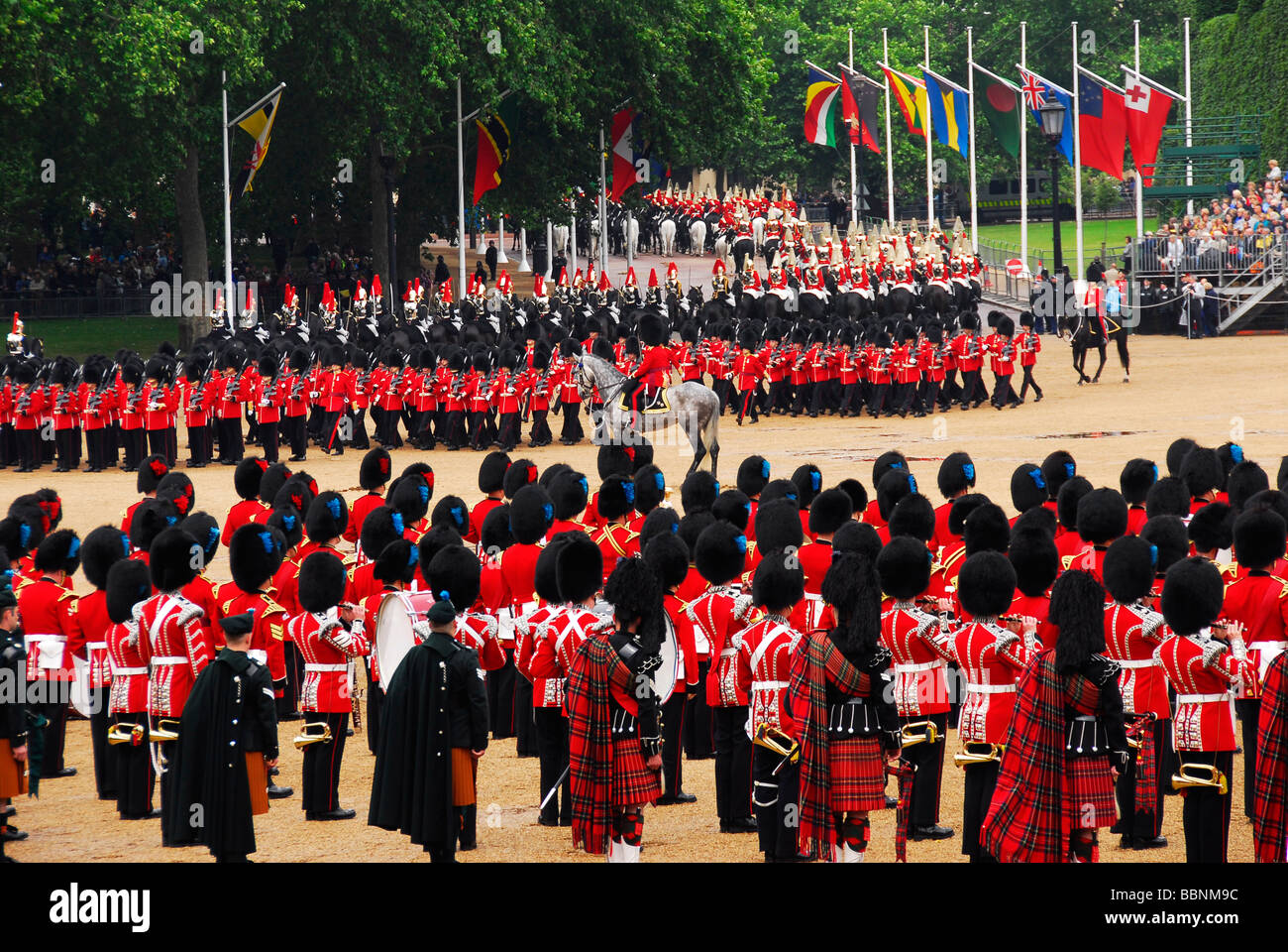Trooping of the colour Stock Photo - Alamy