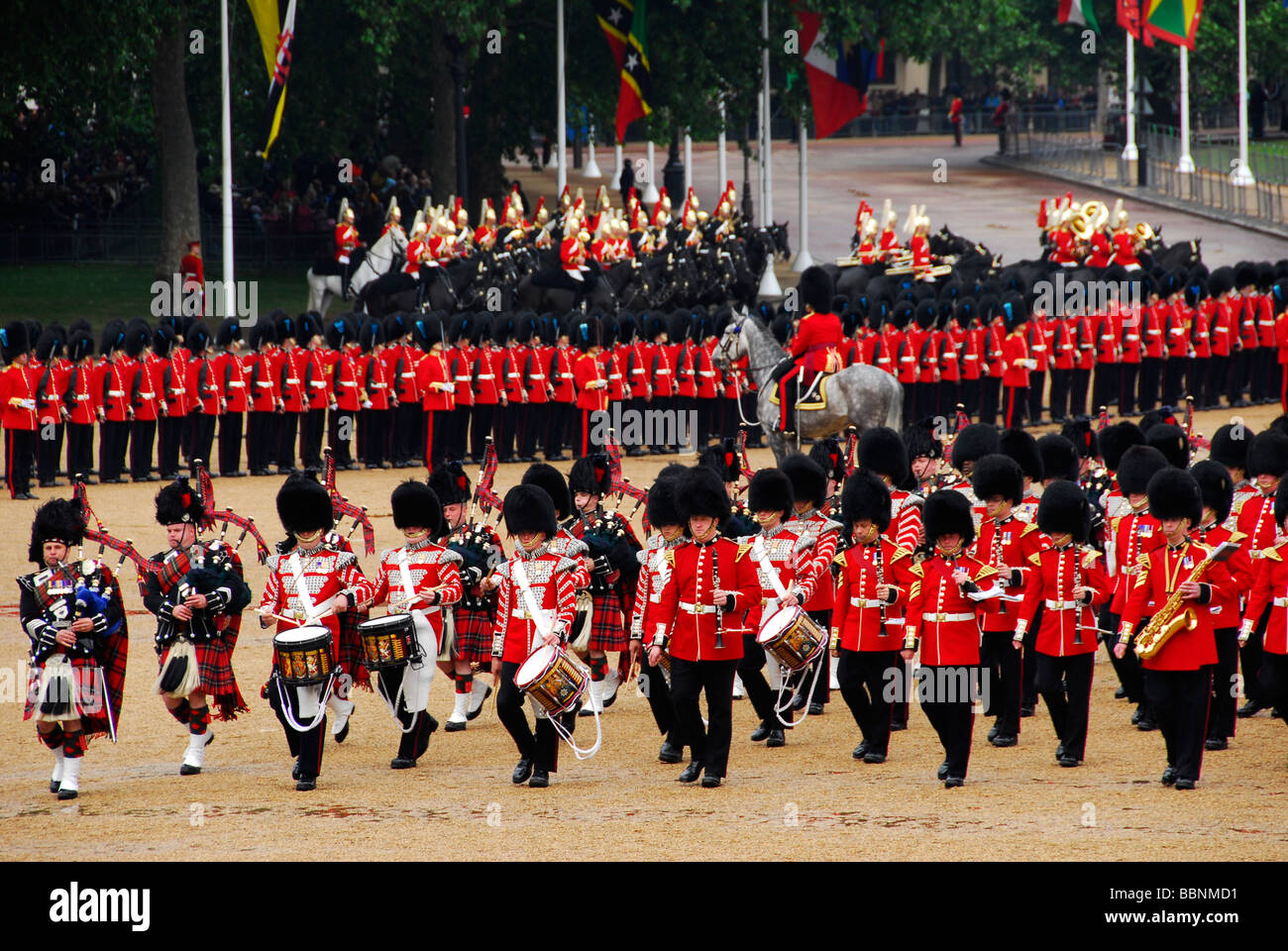 Trooping of the colour Stock Photo - Alamy
