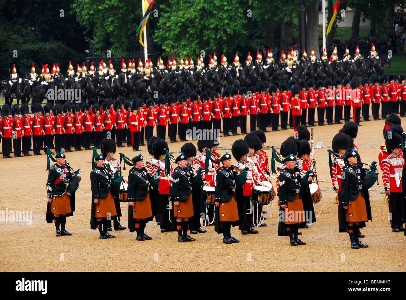 Trooping of the colour Stock Photo - Alamy