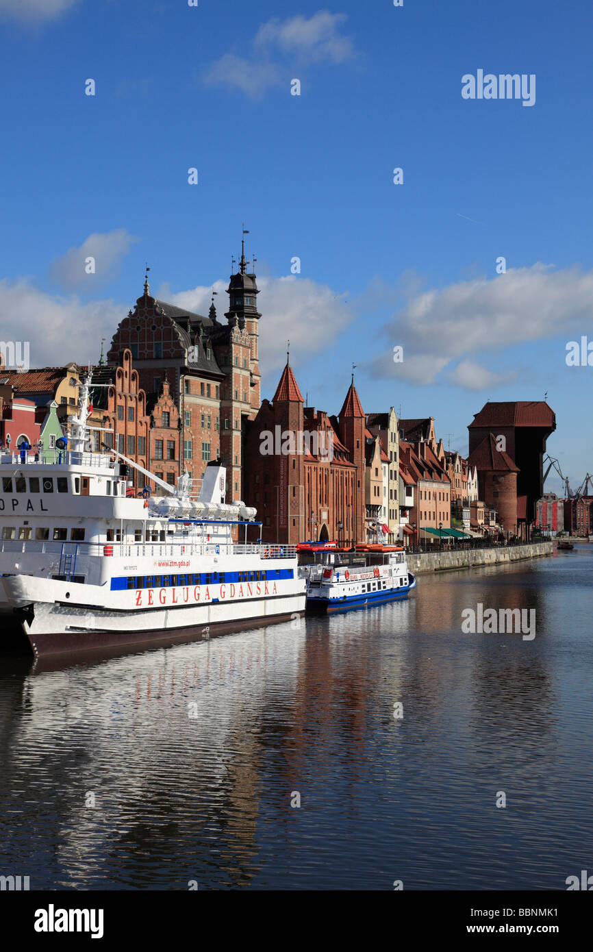 Poland Gdansk skyline harbor Stock Photo - Alamy