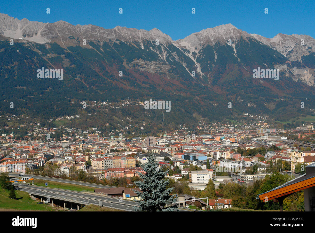 geography / travel, Austria, Tirol, Innsbruck: View upon the city ...