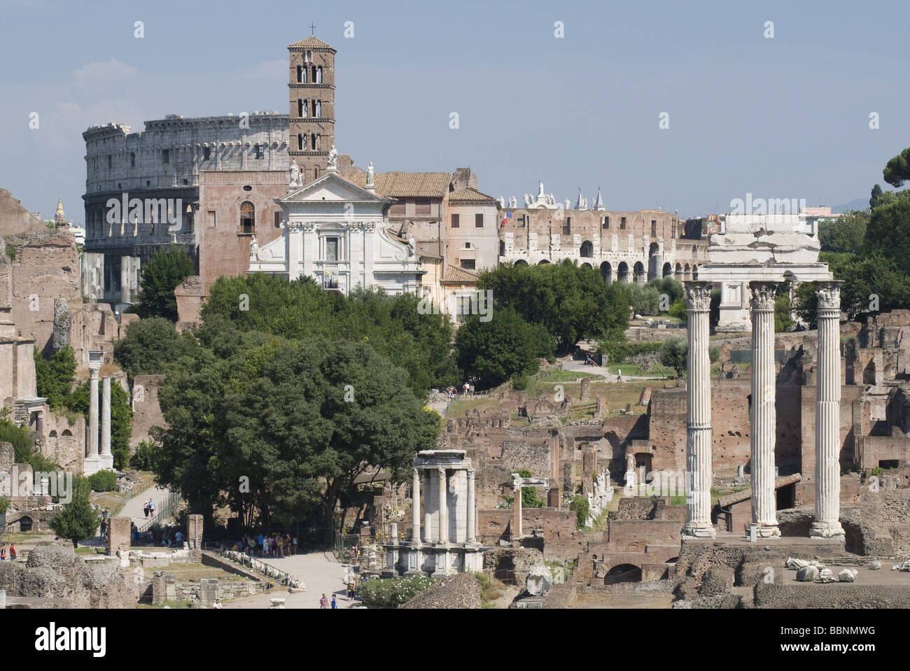 Colosseum forum romanum hi-res stock photography and images - Alamy