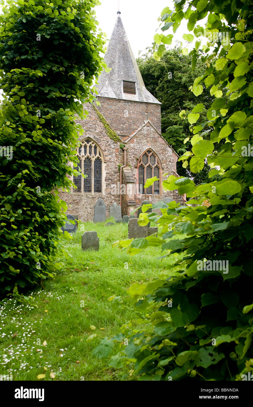 Village church Beaford Devon england Stock Photo - Alamy