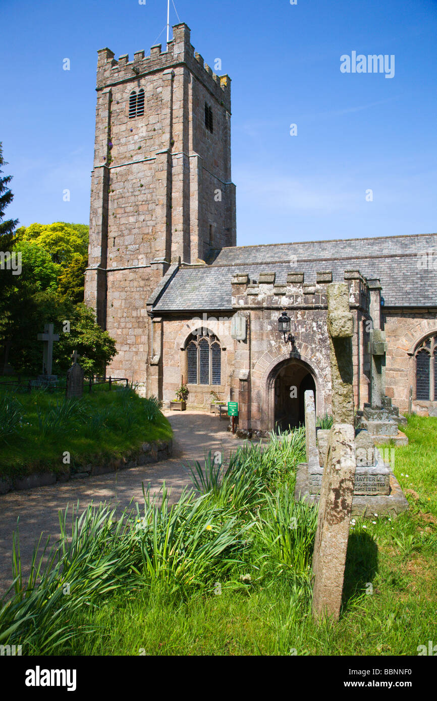 St Michaels Parish Church Chagford Devon England Stock Photo - Alamy