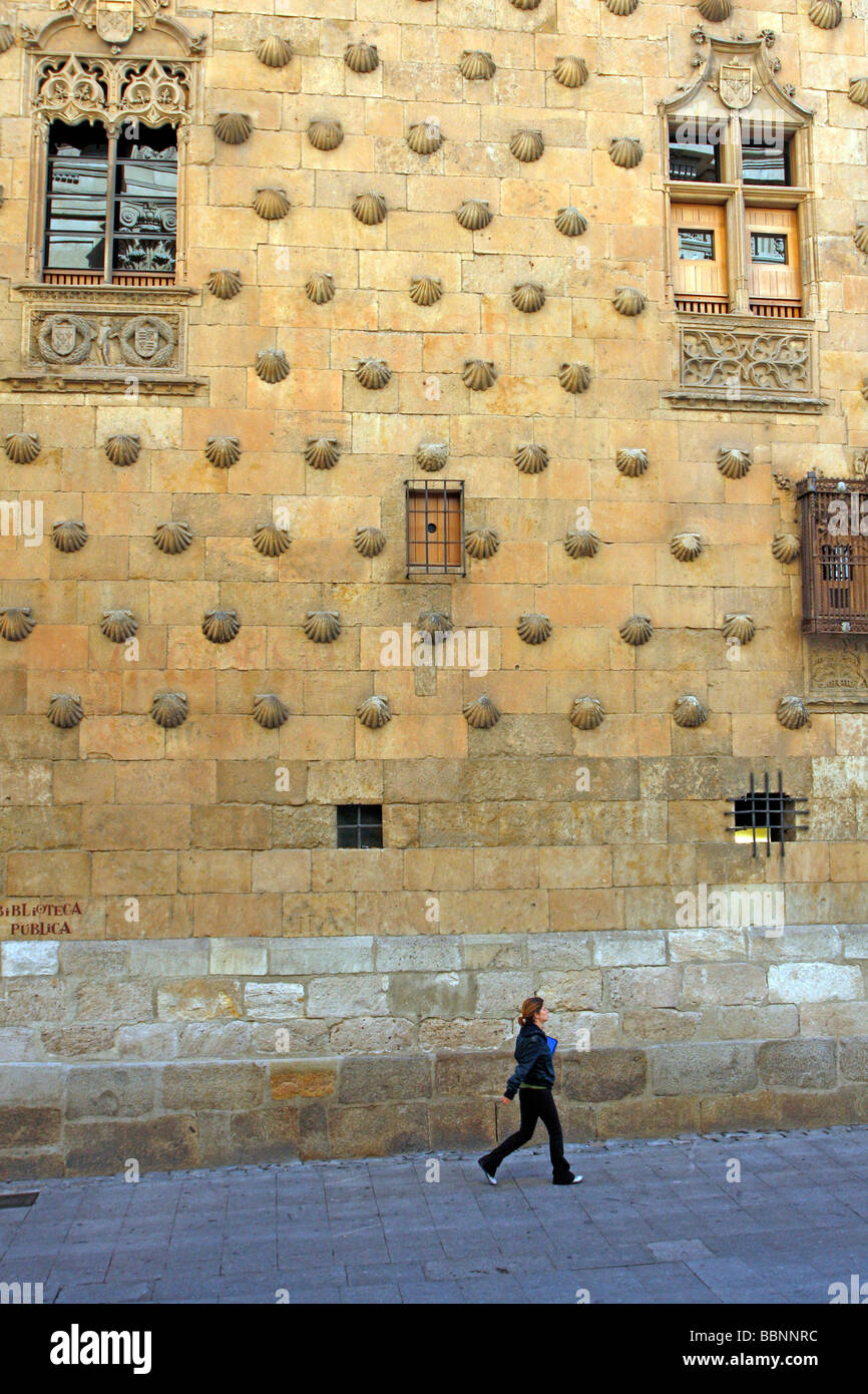 shells on the wall on the Casa de la Conchos, House of Shells, the ...