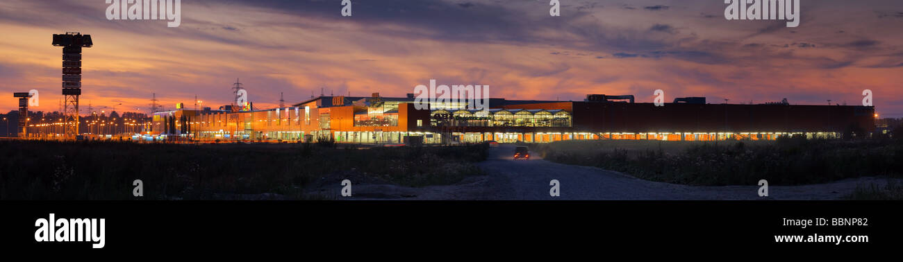 MEGA shopping center St Petersburg Russia, Parnas Stock Photo - Alamy
