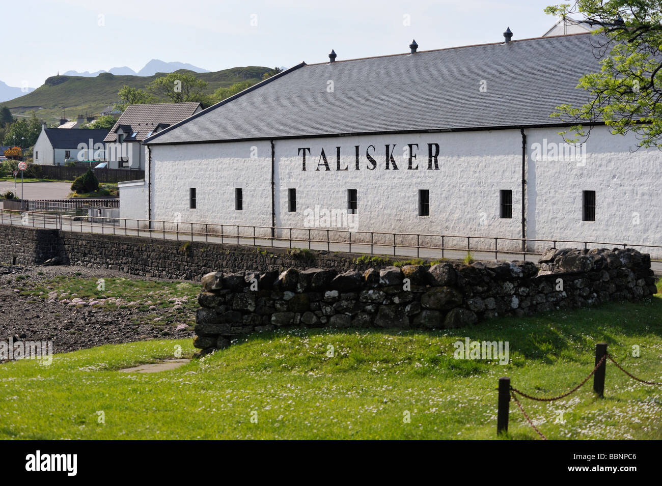 Talisker whisky distillery. Carbost, Loch Harport, Minginish, Isle of ...