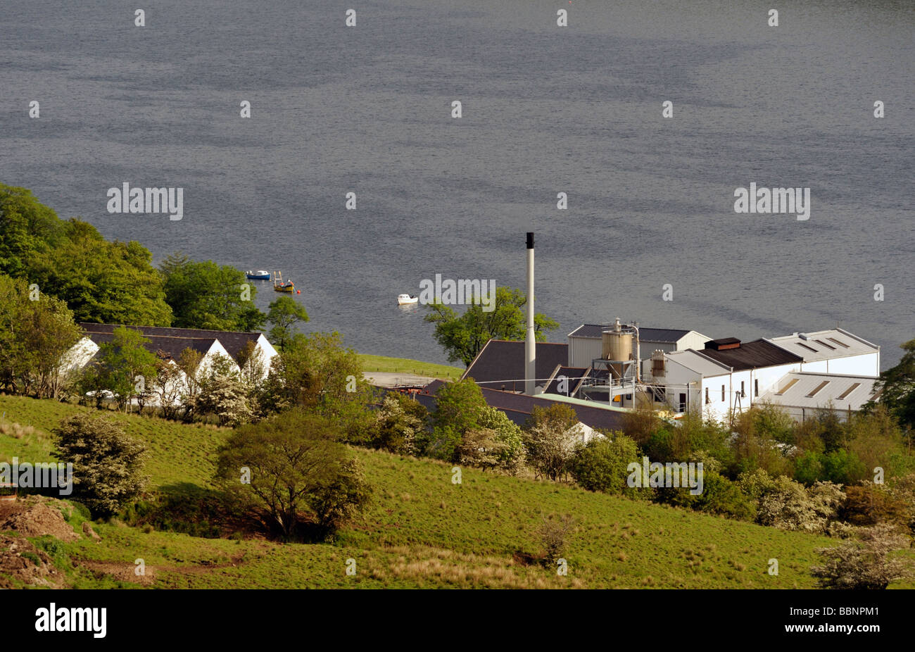 Talisker whisky distillery. Carbost, Loch Harport, Minginish, Isle of ...