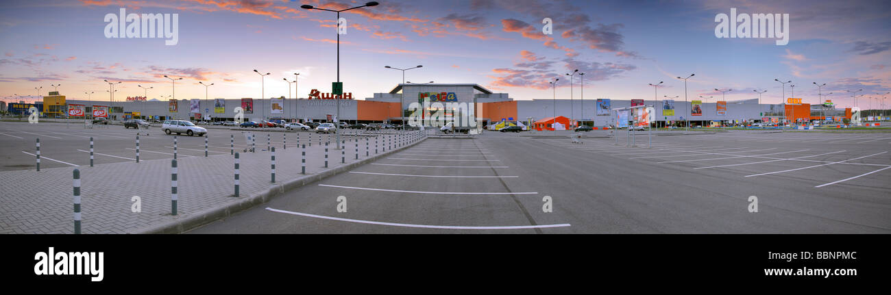 MEGA shopping center St Petersburg Russia Stock Photo - Alamy