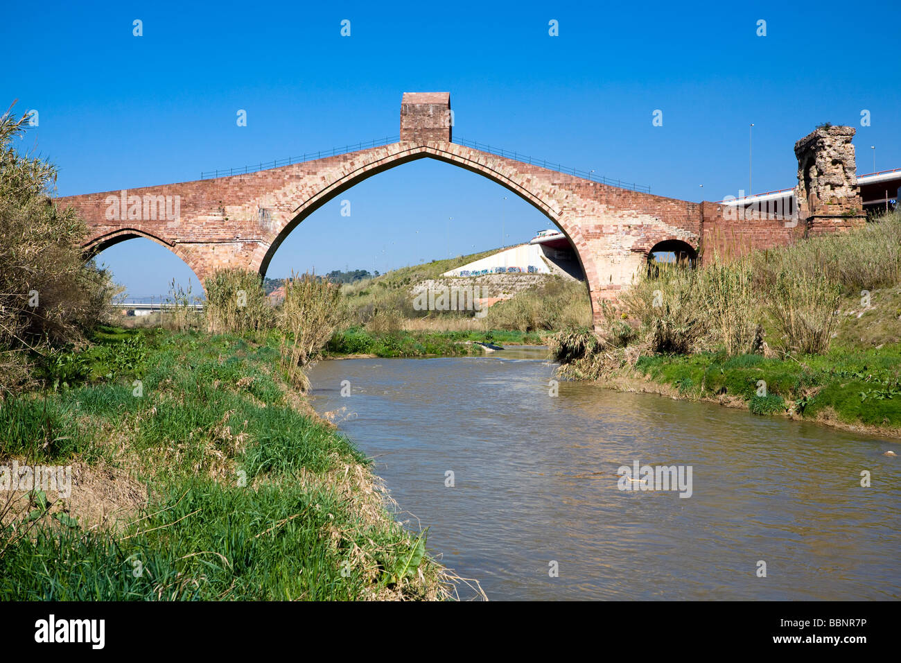 pont del diable. devil's bridge Stock Photo - Alamy