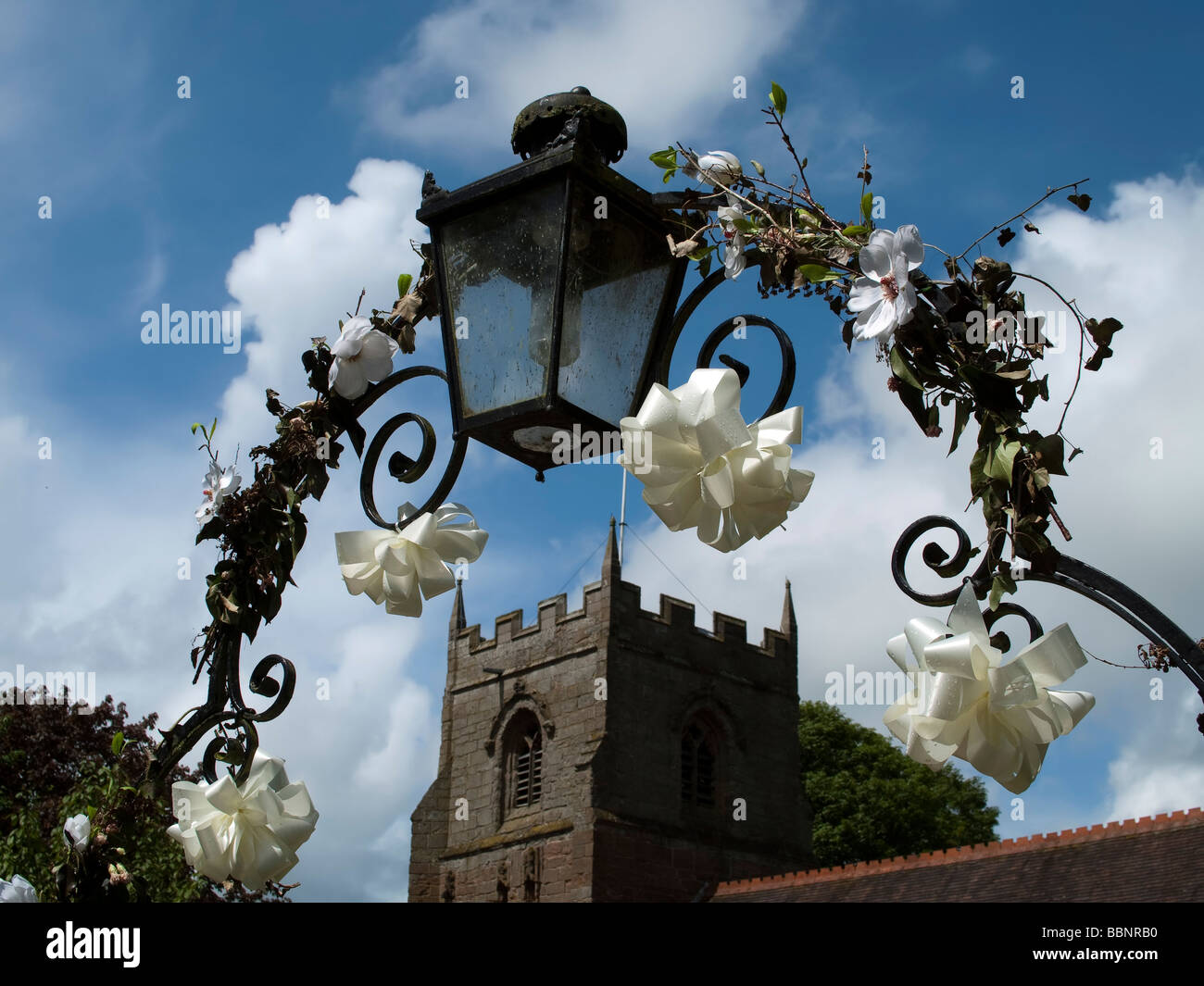 a country village parish church in england beoley worcestershire Stock ...