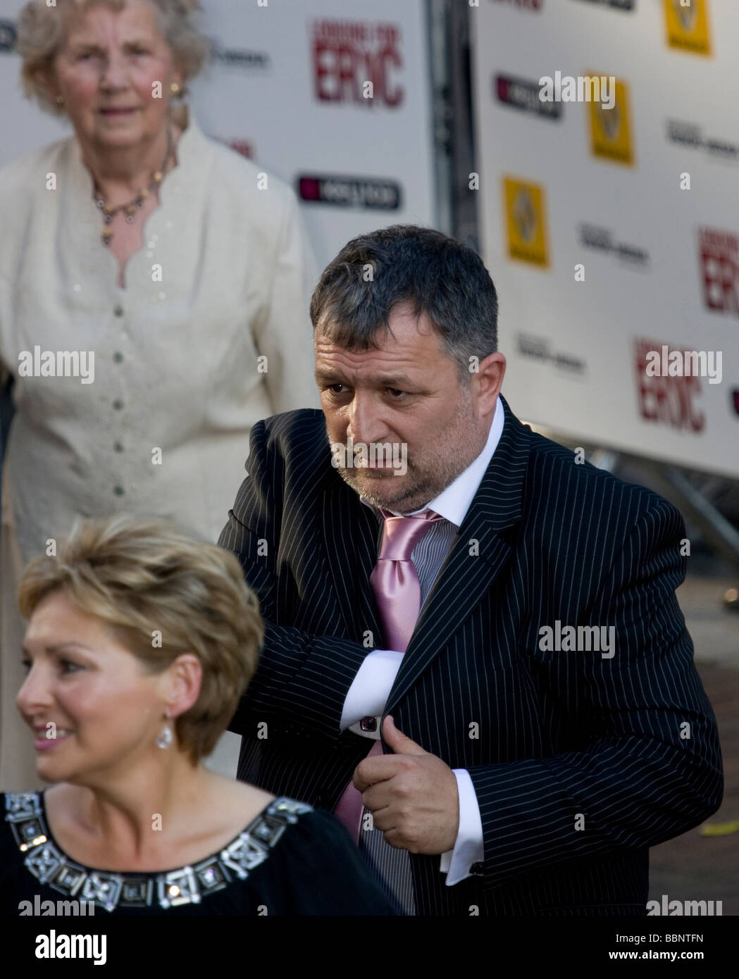 Actor and comedian Smug Roberts arrives at the premier of the Ken Loach ...