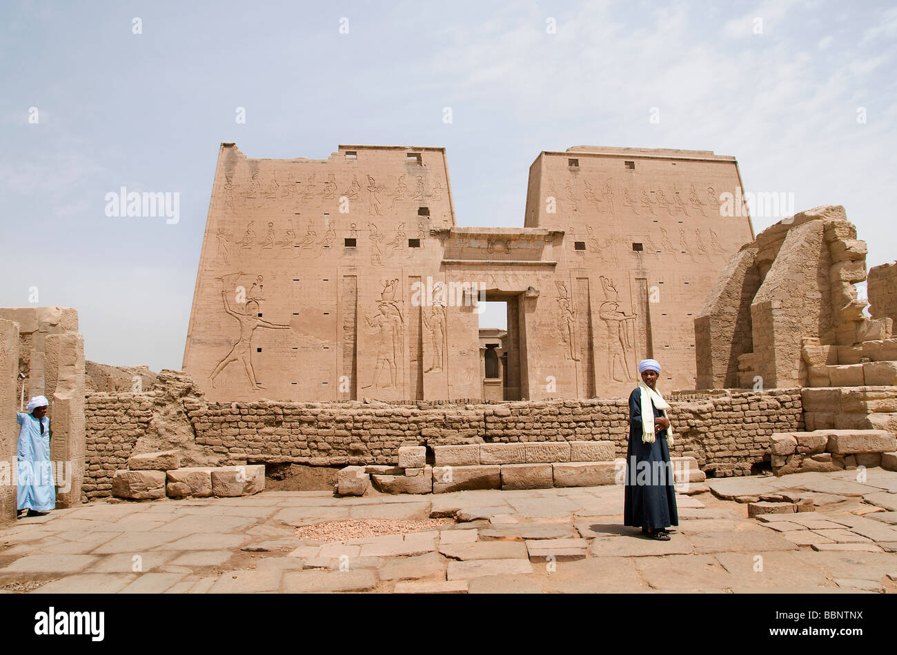 The Temple of Edfu Egyptian temple located on the west bank of the Nile ...
