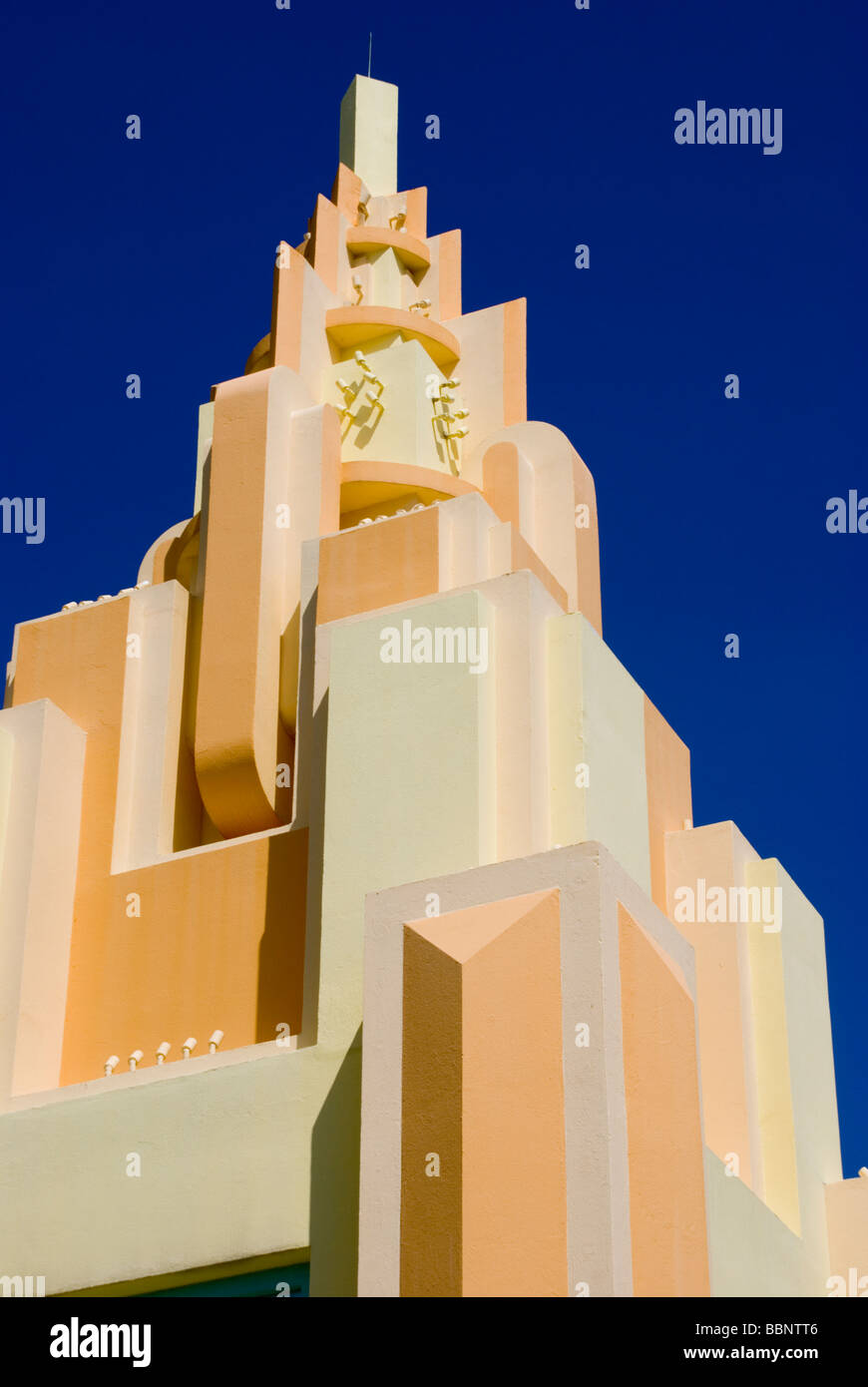 Art deco tower at Ron Jon's Surf Shop, Cocoa Beach, Florida Stock Photo ...