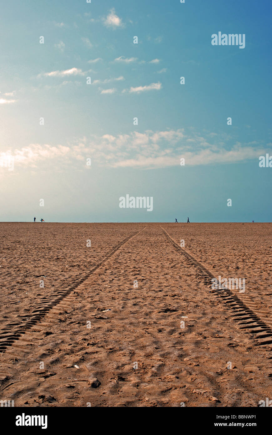 Beach driving trails hi-res stock photography and images - Alamy