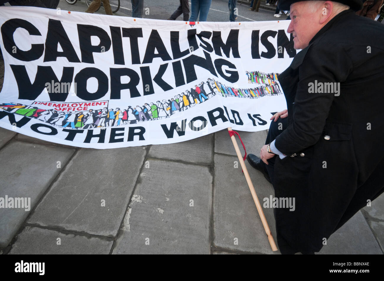 Capitalism isnt working socialism hi-res stock photography and images ...