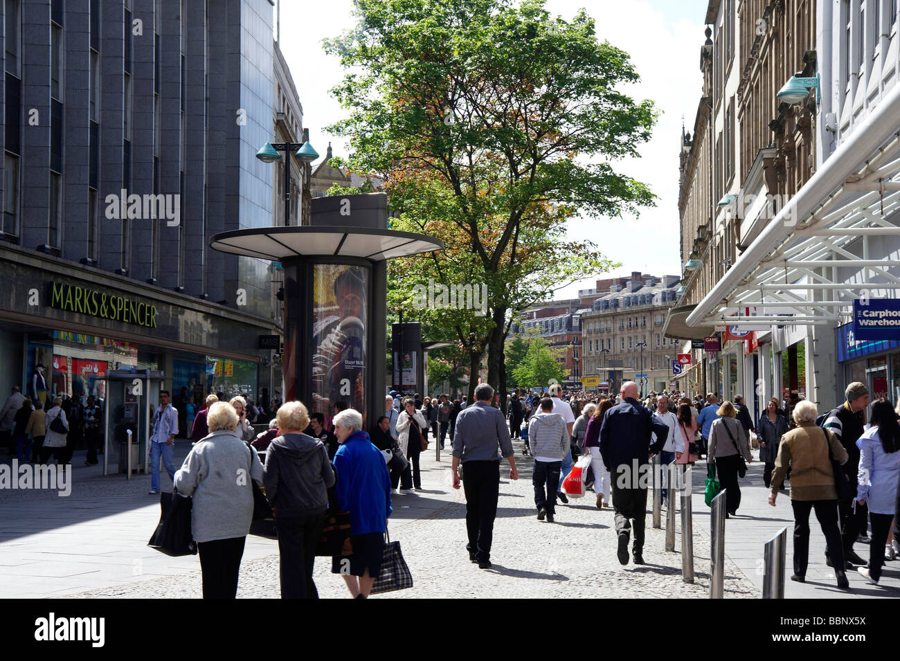 Sheffield city centre fargate hi-res stock photography and images - Alamy