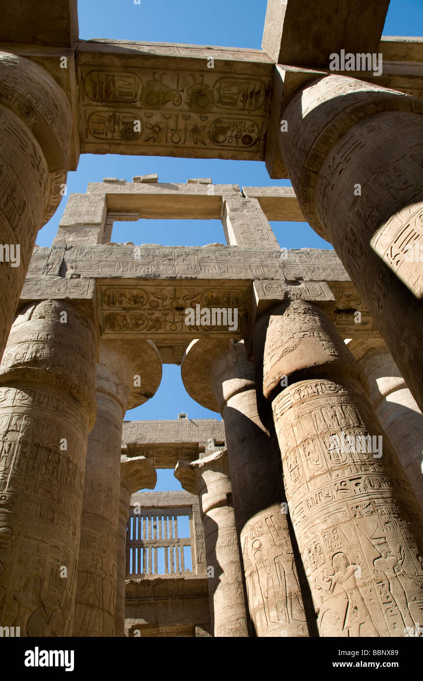 Temple of Karnak Khonso Amon Ra Luxor Egypt Stock Photo - Alamy