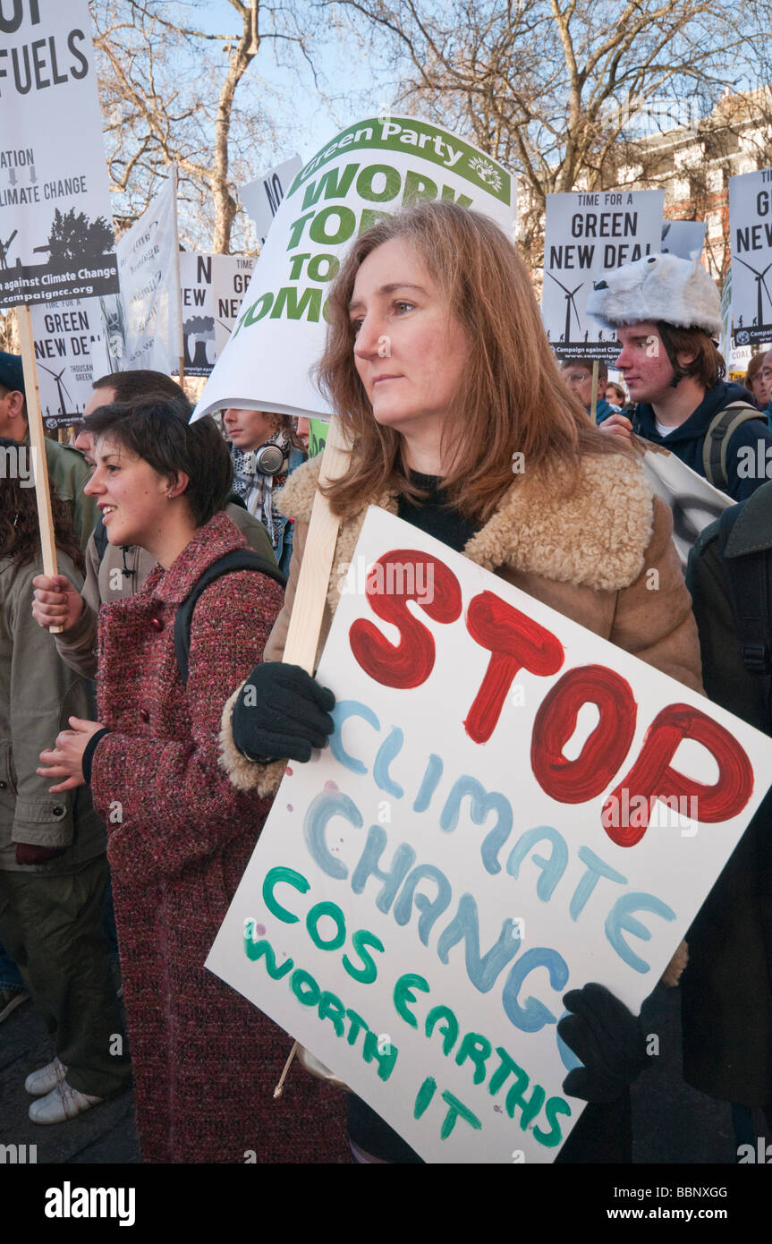National Climate Change March, London, Dec 6, 2008. Stop Climate Change ...